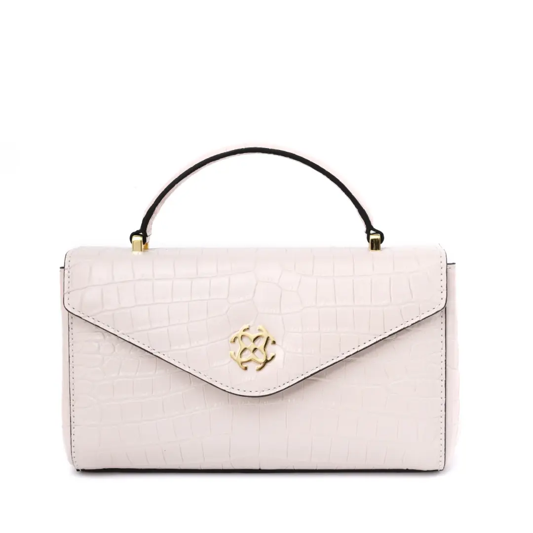 Chic Leather Croco Printed Handbags | Chic